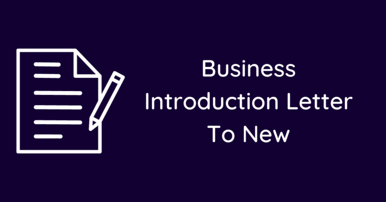 Business Introduction Letter To New Clients (10 Samples)