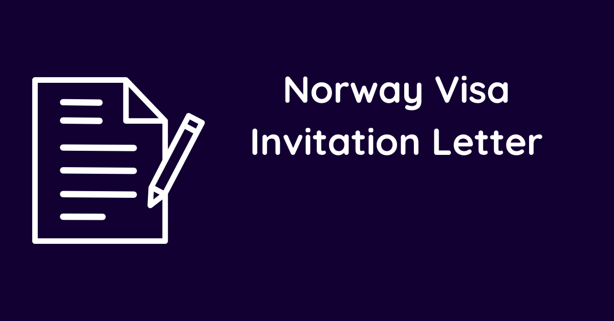 Norway Visa Invitation Letter
